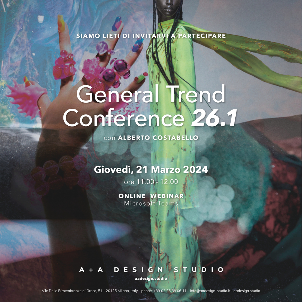 General Trend Conference 26.1 - ITA - A+A Design Studio